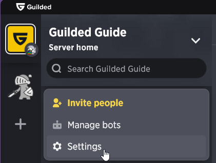 Server Avatar & Banner – Guilded