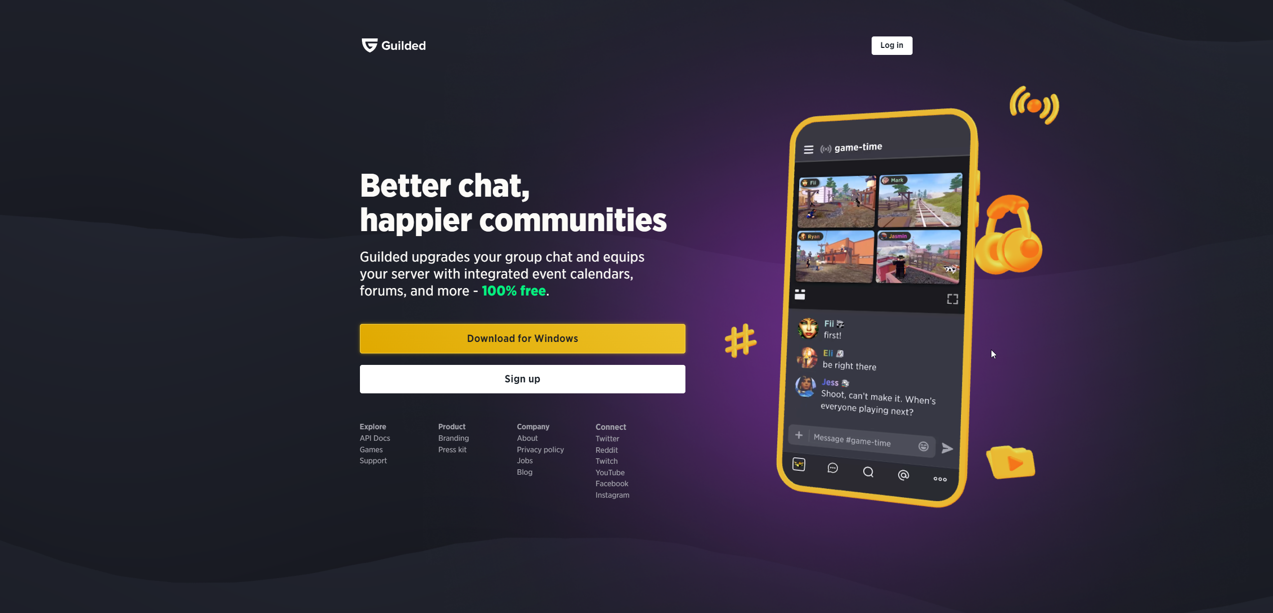 Create a Server – Guilded