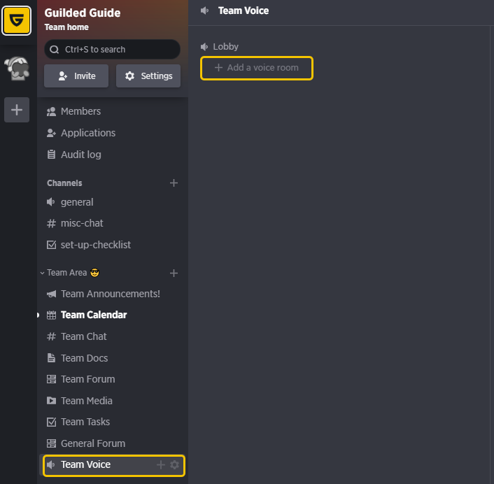 Voice Channels – Guilded