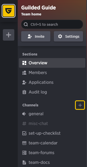 Chat Channels – Guilded