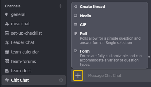 Chat Channels – Guilded