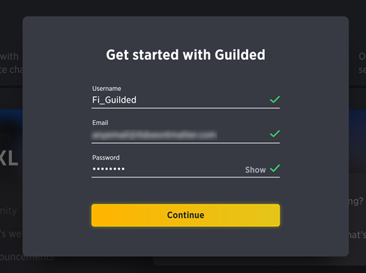 Create a Server – Guilded